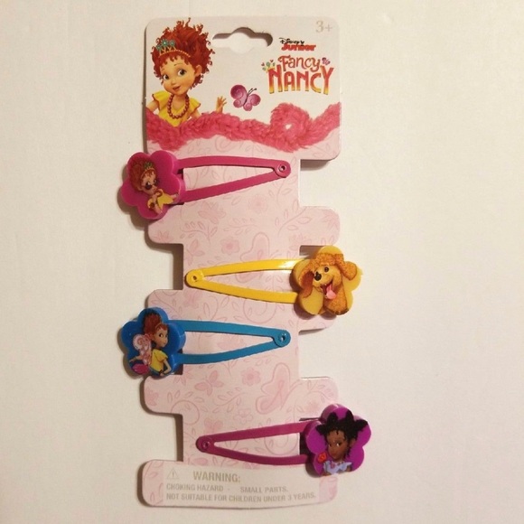 Disney | Accessories | Disney Fancy Nancy Flower Hair Snap Clips | Poshmark